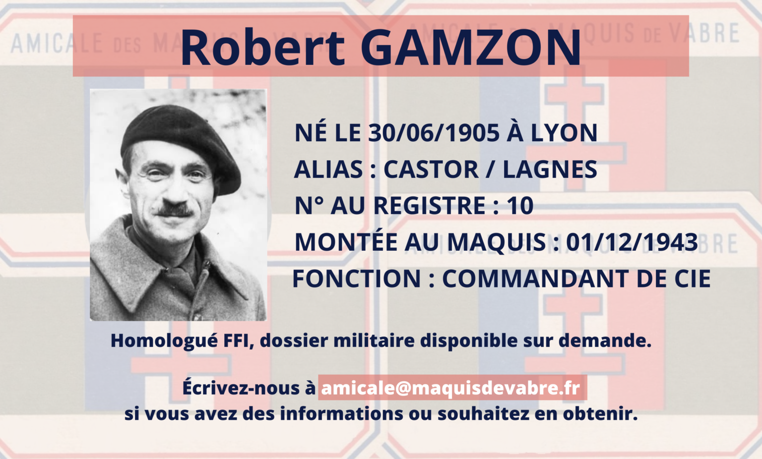 Robert Gamzon (1905-1961) – Amicale des Maquis de Vabre